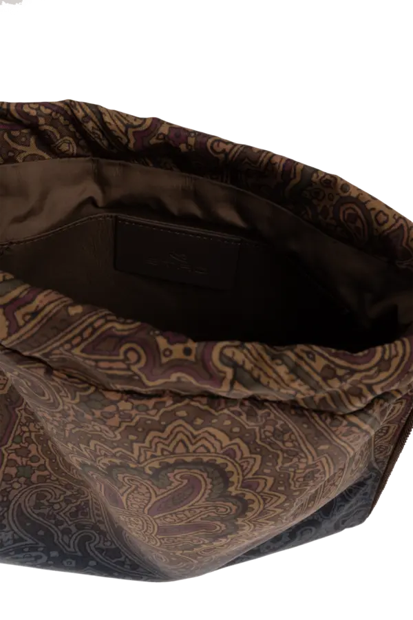Etro Patterned Drawstring Bag