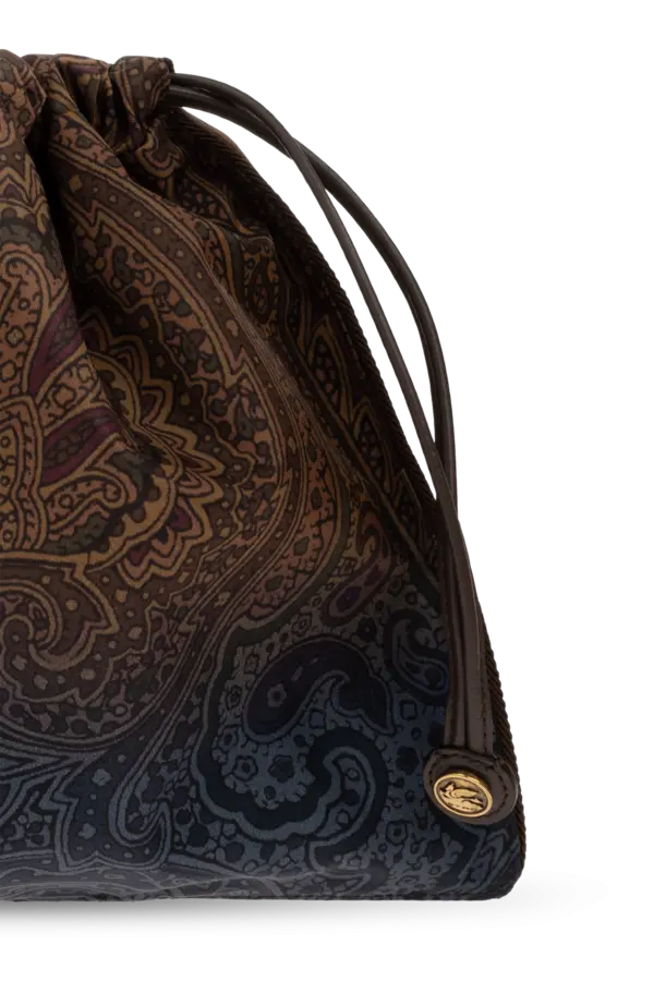 Etro Patterned Drawstring Bag