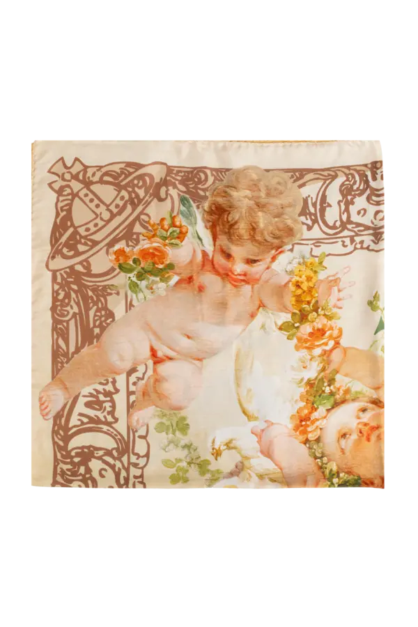 VIVIENNE WESTWOOD Silk Scarf - Beige