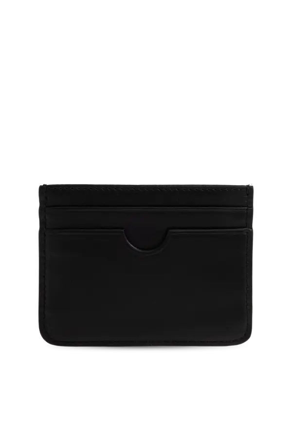 AMI Paris Leather Card Holder