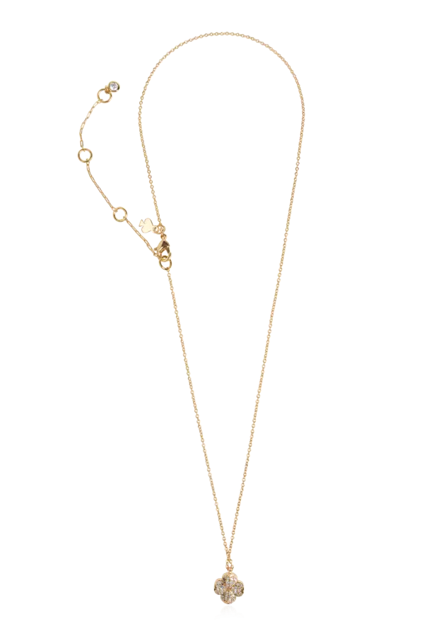 Kate Spade New York Tone Pendant Necklace With Sparkling Stones