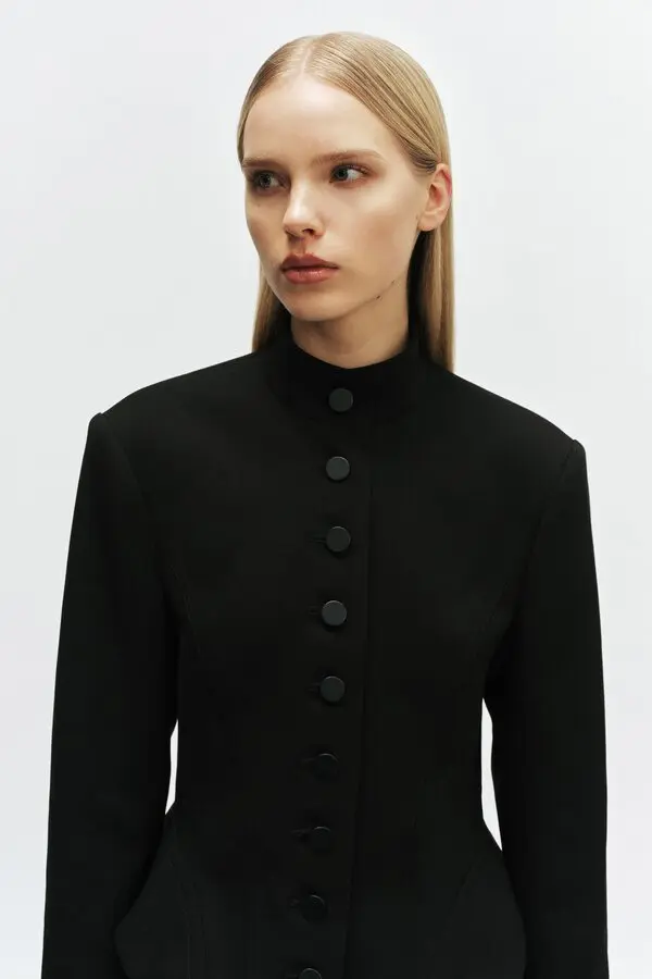 Bardot Octavia Structured Jacket - Black