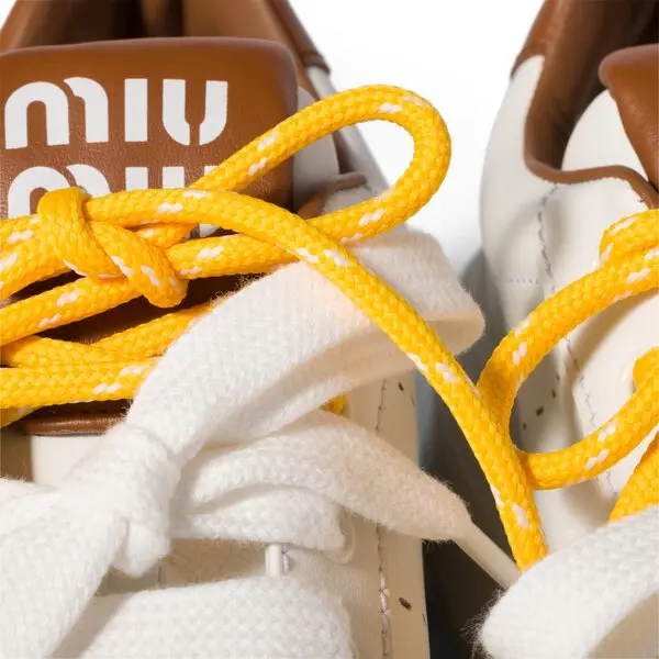 Miu Miu Leather Sneakers