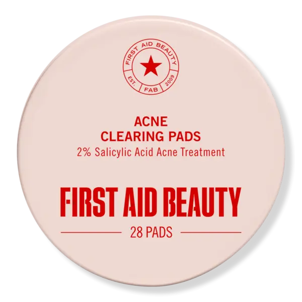 FIRST AID BEAUTY Acne Clearing Pads 2% Salicylic Acid Acne Treatment - One-color