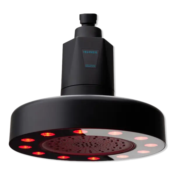HIGHERDOSE Red Light Shower Filter - Matte Black