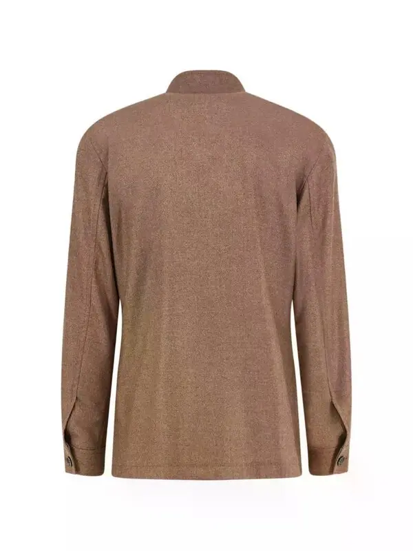 Tagliatore Mandarin-collar Button-up Jacket