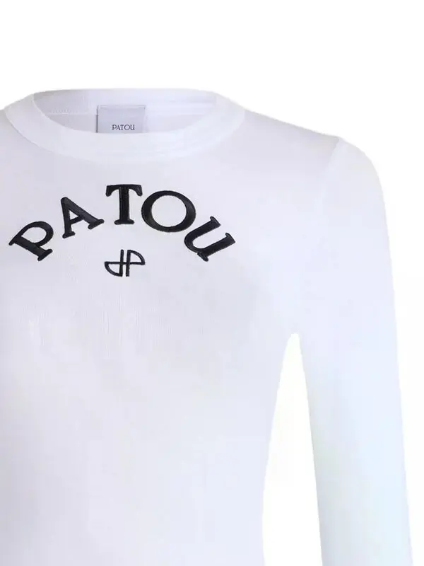 PATOU Logo-print Long-sleeve T-shirt