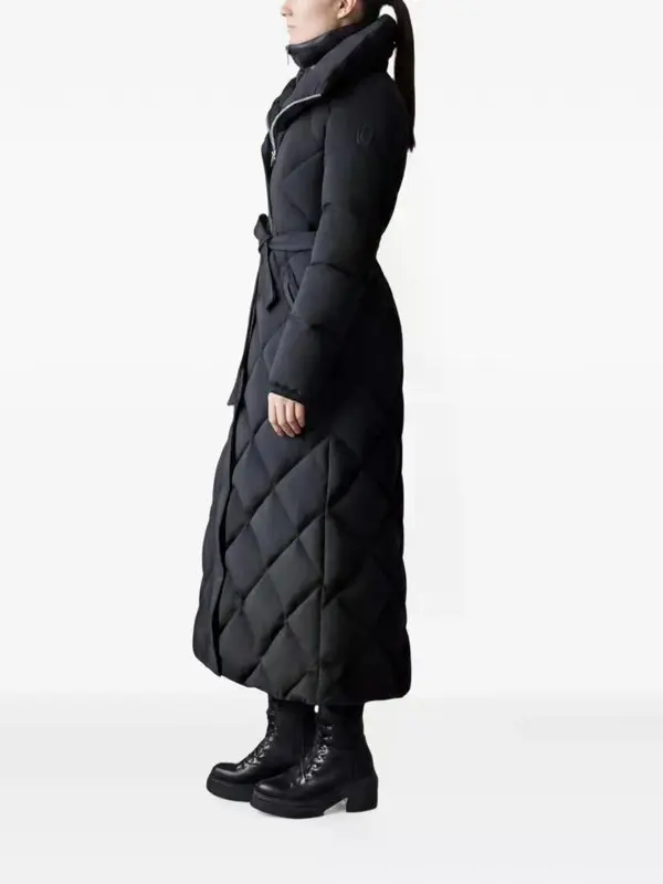 Mackage Laurella Diamond-quilted Belted Coat