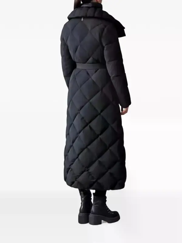 Mackage Laurella Diamond-quilted Belted Coat