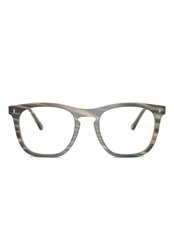 Ray-ban Striped Rectangle Glasses