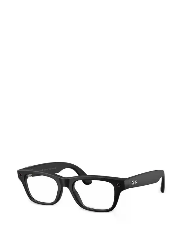 Ray-ban Square Frame Eyeglasses With Integrated Cameras