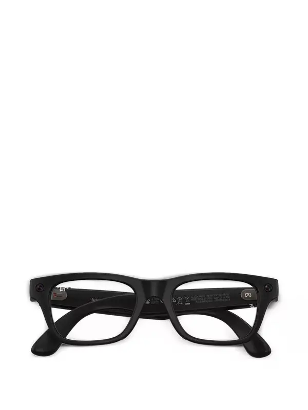 Ray-ban Square Frame Eyeglasses With Integrated Cameras