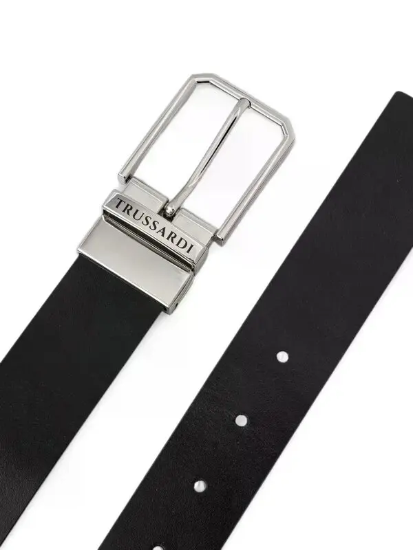 TRUSSARDI Logo-engraved Buckle Belt