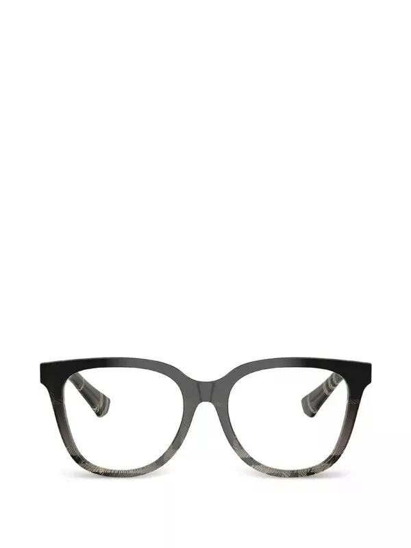 Burberry Check Square-frame Glasses