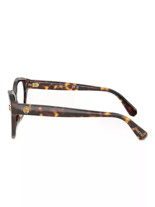 SWAROVSKI Tortoiseshell Crystal-embellished Glasses