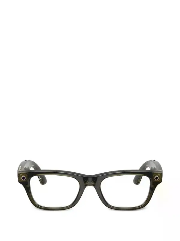 Ray-ban Meta Square Frame Eyeglasses - Green