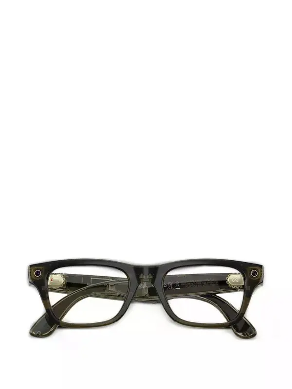 Ray-ban Meta Square Frame Eyeglasses - Green