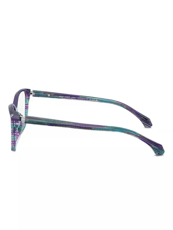 ALAIN MIKLI Geometric Frame Eyeglasses