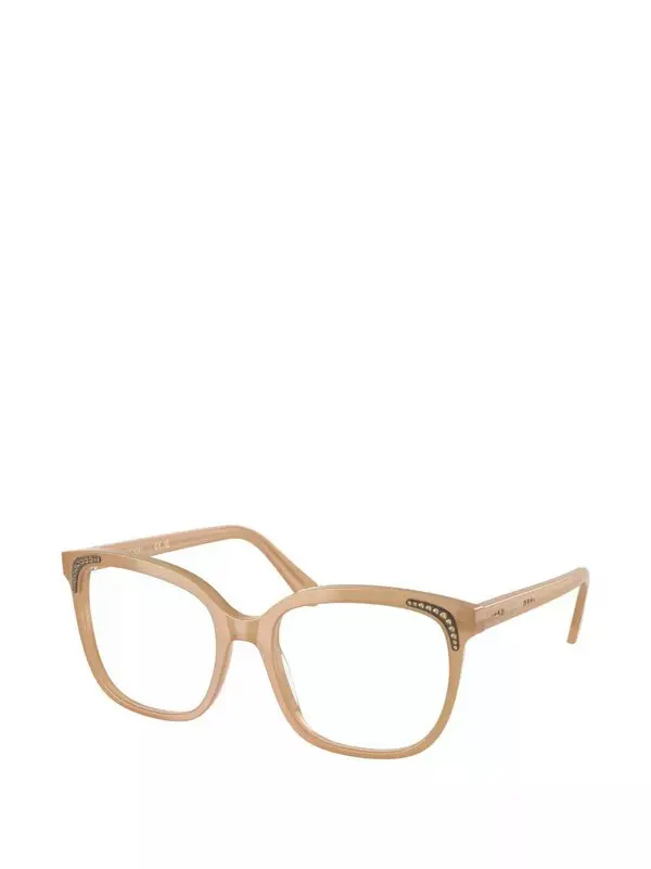 SWAROVSKI Crystal-embellished Square-frame Glasses