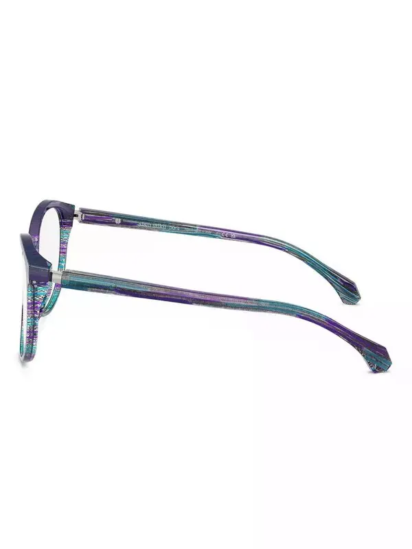 ALAIN MIKLI Round Frame Eyeglasses