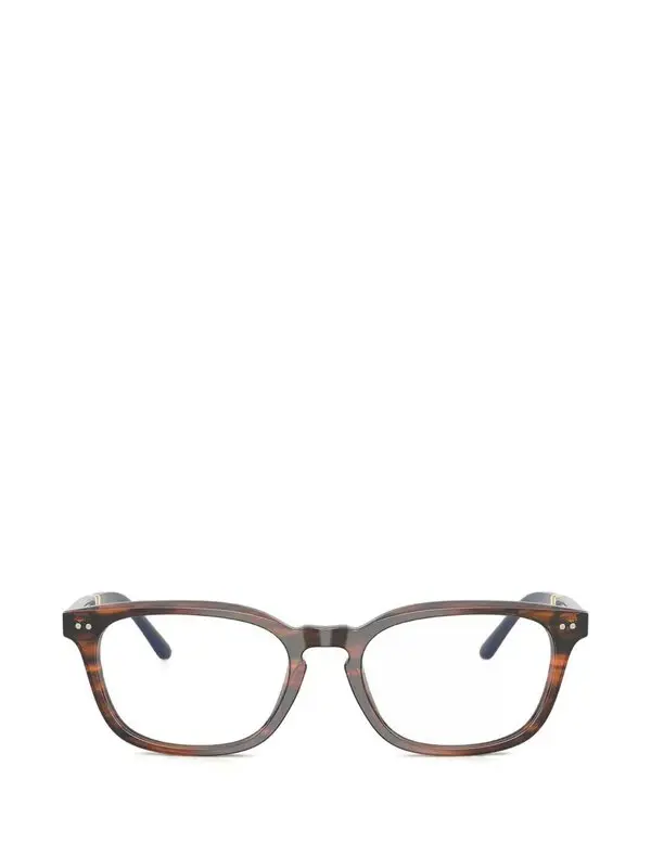 POLO RALPH LAUREN EYEWEAR Striped Browline Glasses