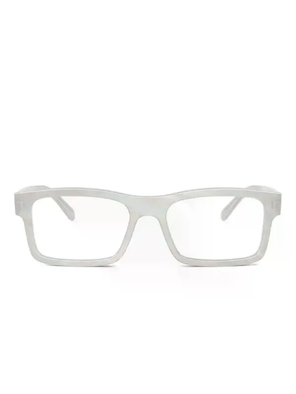 Ray-ban Photo Striped Square Eyeglasses