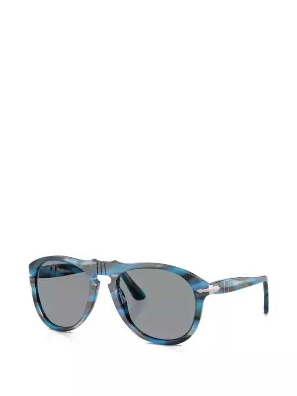 Persol Striped Browline Sunglasses