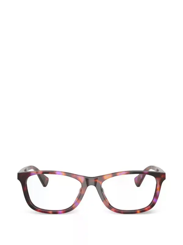 POLO RALPH LAUREN EYEWEAR Tortoiseshell-effect Rectangle-frame Glasses