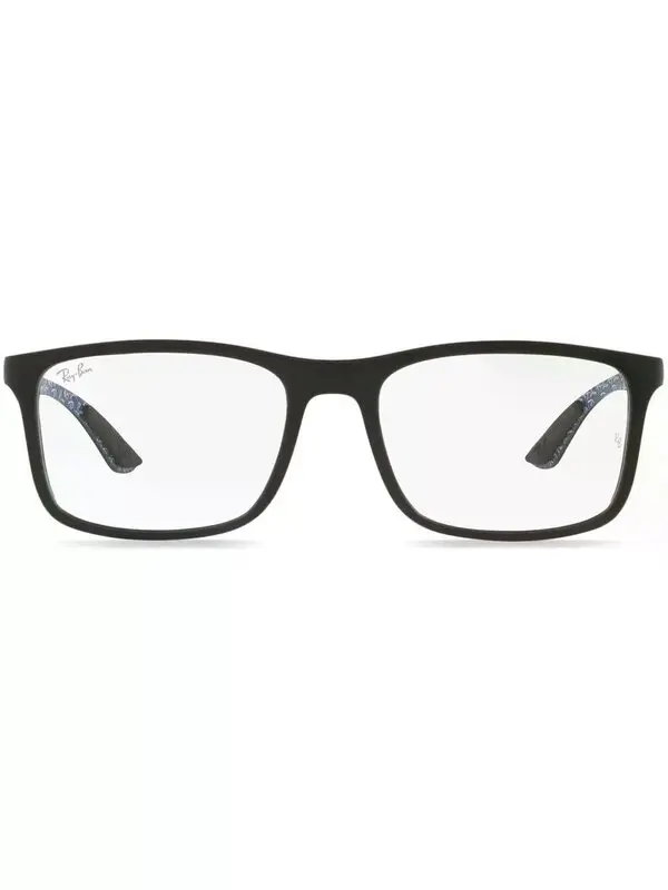 Ray-ban Rectangle Full Rim Eyeglasses - Black