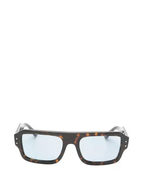Ray-ban Tortoiseshell-effect Rectangle-frame Sunglasses