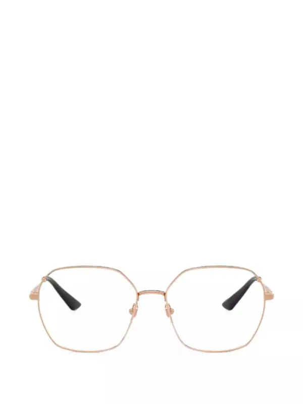 Versace Geometric Frame Eyeglasses