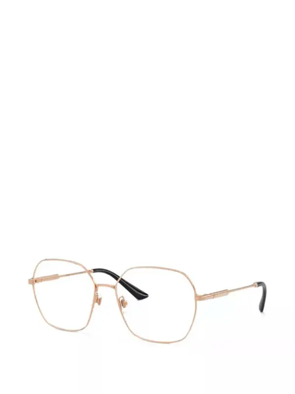 Versace Geometric Frame Eyeglasses