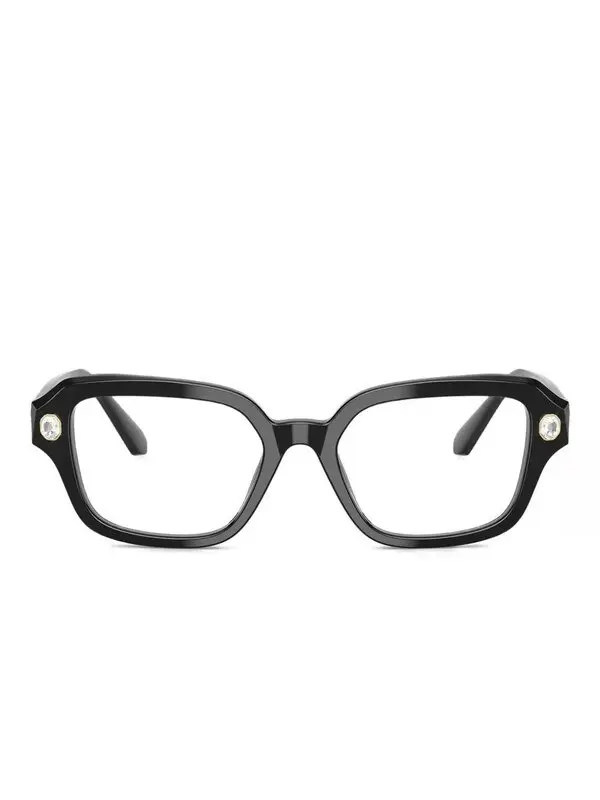 SWAROVSKI Crystal-embellished Rectangle-frame Glasses