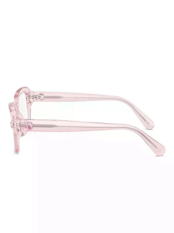 SWAROVSKI Crystal-embellished Square-frame Glasses