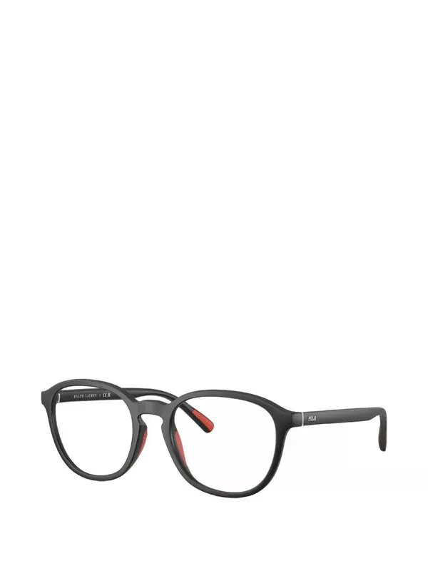 POLO RALPH LAUREN EYEWEAR Matte Round Glasses