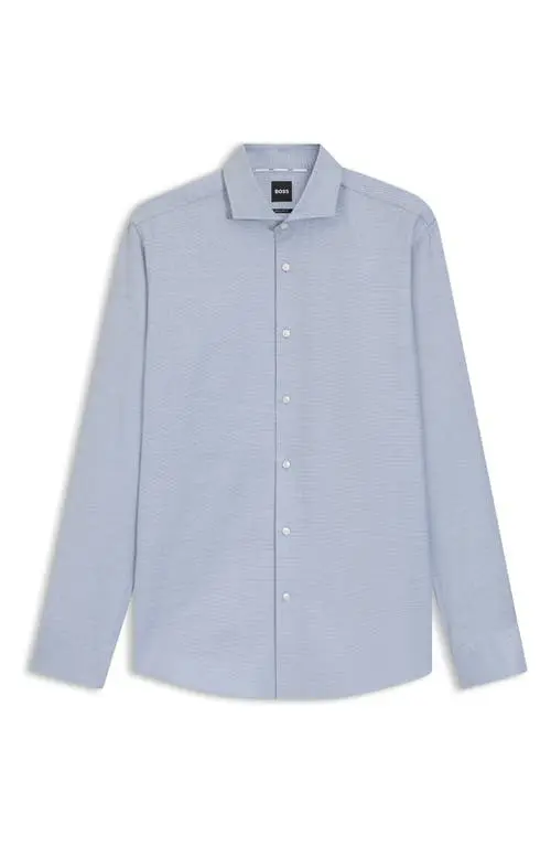 BOSS H-hank Slim Fit Dress Shirt - Lt Past/bu