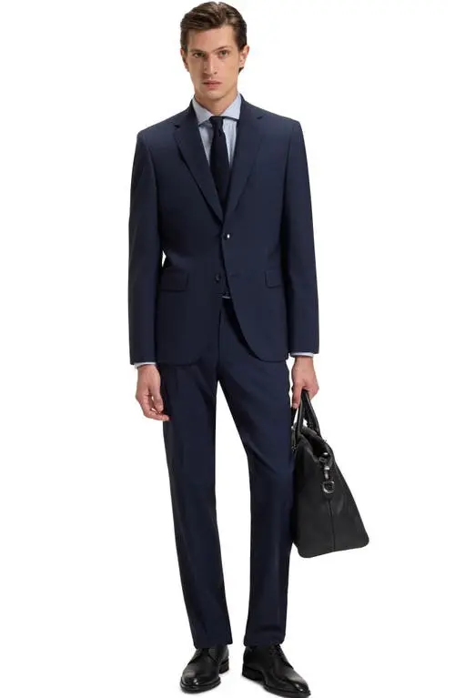 BOSS H-hank Slim Fit Dress Shirt - Lt Past/bu