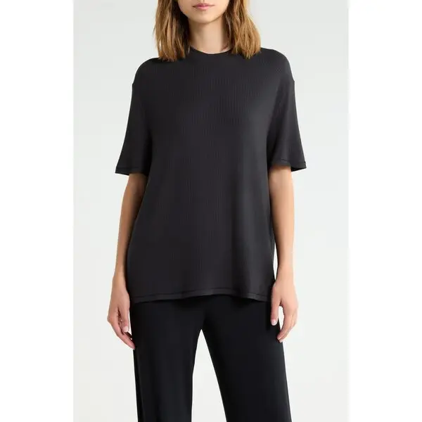 UGG Relaxed Ribbed Tee - Black