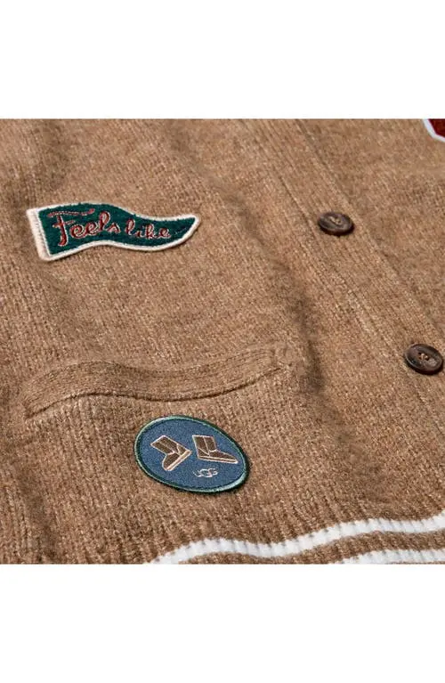 UGG Retro Cardigan With Collegiate Patches