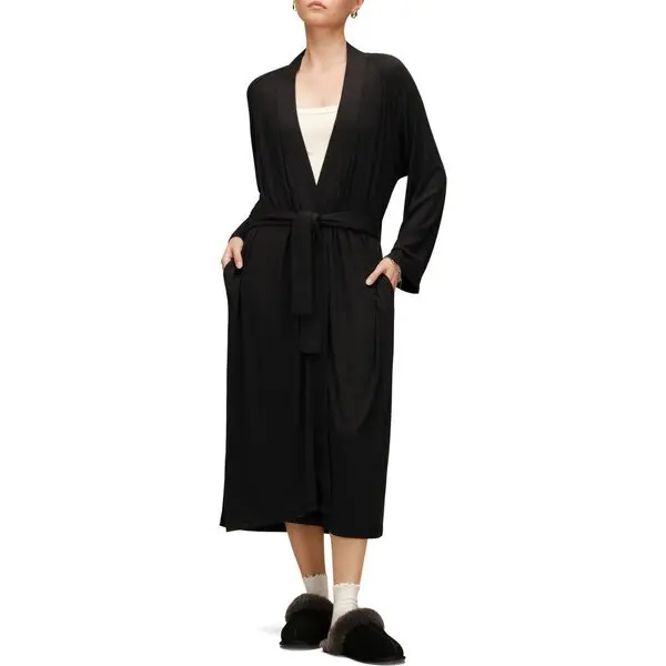 UGG Myra Rib Robe - Blk