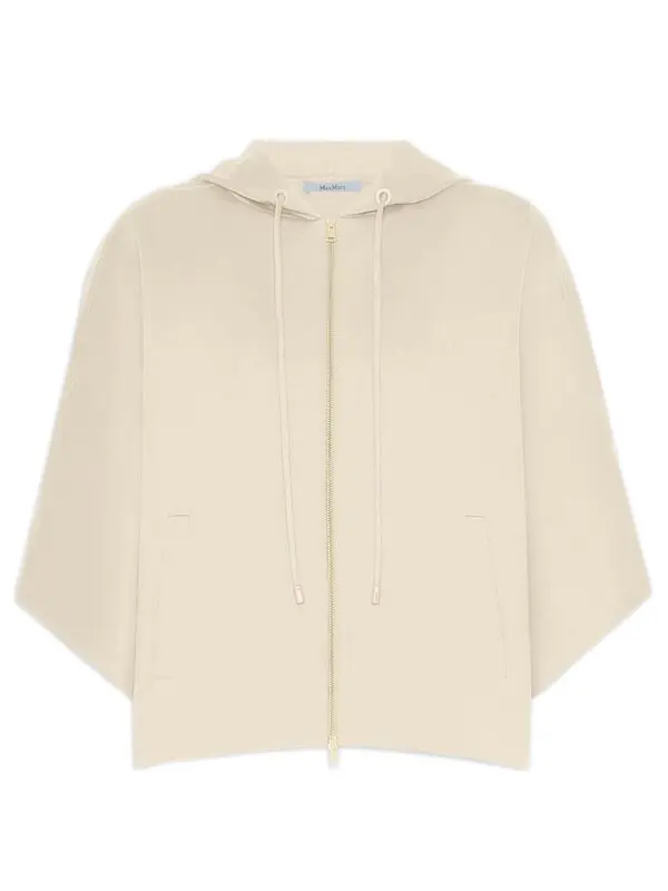 Max Mara Regular-fit Zip Jacket With Logo Yoke