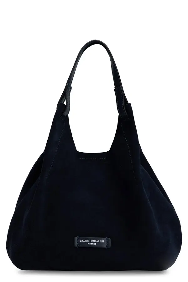 GIANNI CHIARINI Suede Tote Handbag