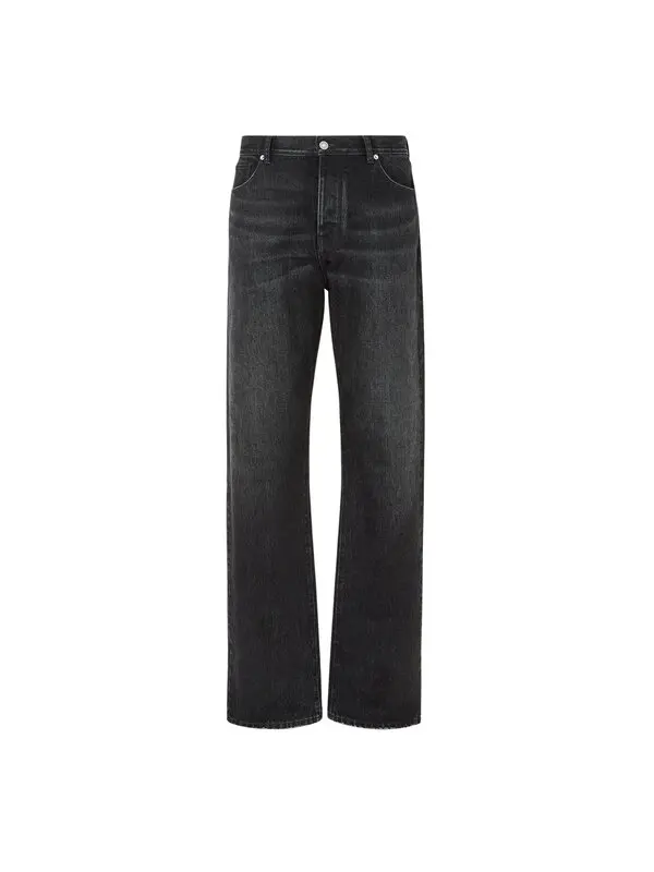 Fendi Straight-leg Jeans - Black