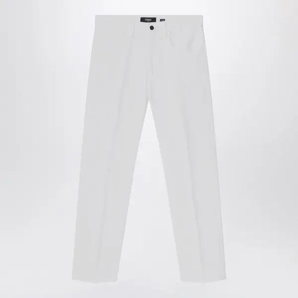 Fendi Straight-leg Jeans - White