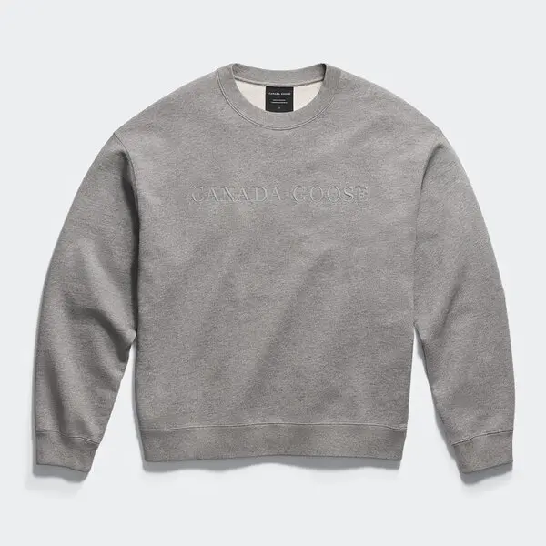 Canada Goose Rove Embroidered Sweatshirt - Stone Heather