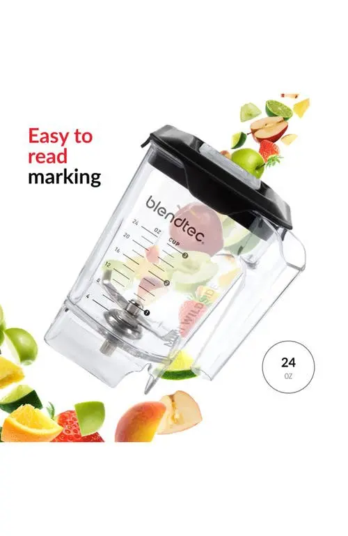 BLENDTEC Mini Wildside Five Sided Personalized Blender Jar Vented Latching Lid