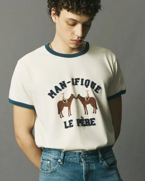 LE PERE Manifique Ringer Tee