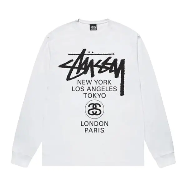 StÜssy World Tour Long-sleeve Tee