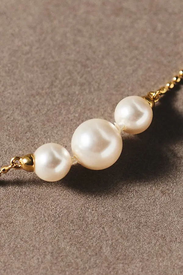 Nadri Bianca Tri-pearl Necklace
