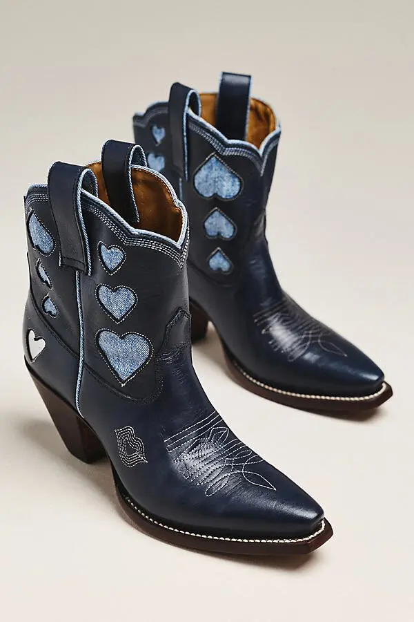 BESITA BOOTS Lady Luck Leather Ankle Boots